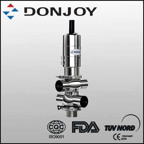 Sanitary Pneumatic Mixproof Double Seal Valve With Position Sensor