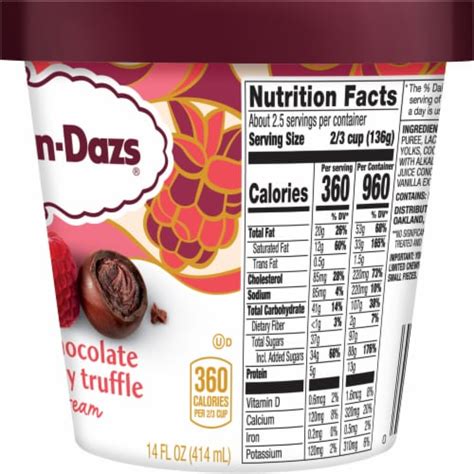 Häagen Dazs White Chocolate Raspberry Truffle Ice Cream 14 Fl Oz Kroger