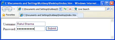 Text Input Element Password Input Element Single Line Text Input