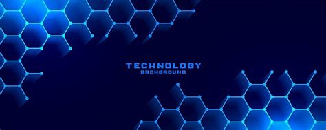 Stylish Network Hexagonal Mesh Connection Background Template Download