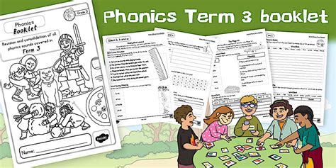 Gr 3 Phonics T3 Termly Sounds Recap Workbook Caps