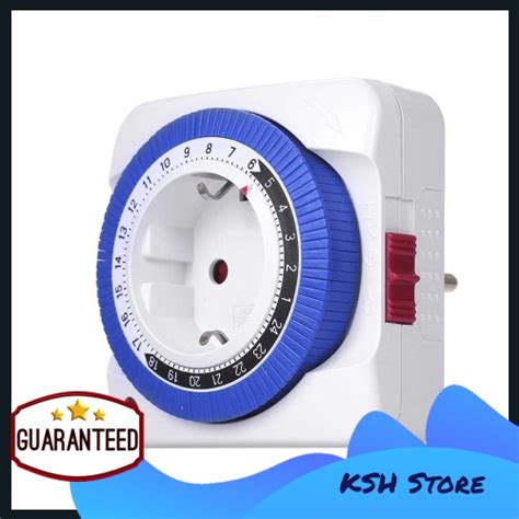BEST SELLER Hours Plug In Timer Switch Mechanical Timing Socket Time Controller Eu Shopee