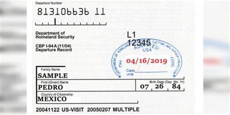 Como Llenar La Forma I 94 En Cbp One Form Example Download