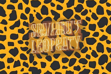Premium Photo Cute Leopard Skin Texture Background