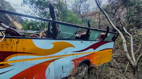 Maharashtra Raigad Bus Accident 13 Dead Several Injured Ex Gratia