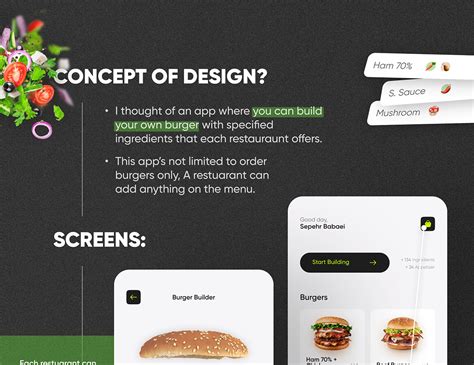 Burger App Concept Project Behance