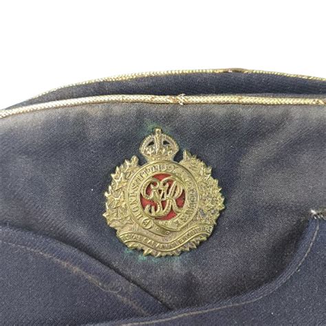 Ww2 Rce Royal Canadian Engineers Cfsc Colored Field Service Cap