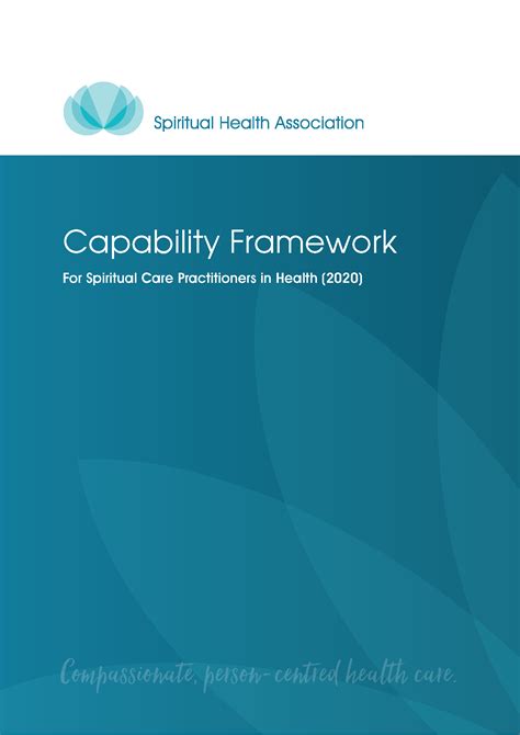 Capability Framework For Spiritual Care Practitioners In Health