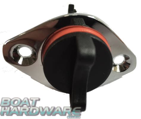 Complete Drain Plug Chrome On Brass