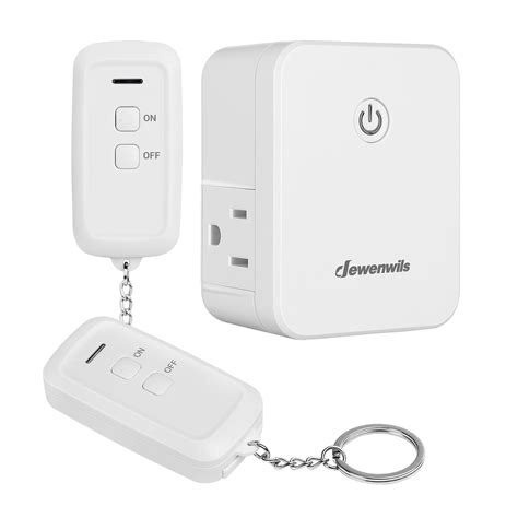 Dewenwils Remote Control Outlet With 2 Remotes For Halloween Christmas No Interference