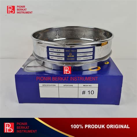 Jual Sieve Ayakan Mesh 10 Appature 2 00 Mm Shopee Indonesia
