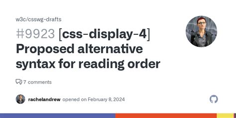 [css display 4] proposed alternative syntax for reading order · issue
