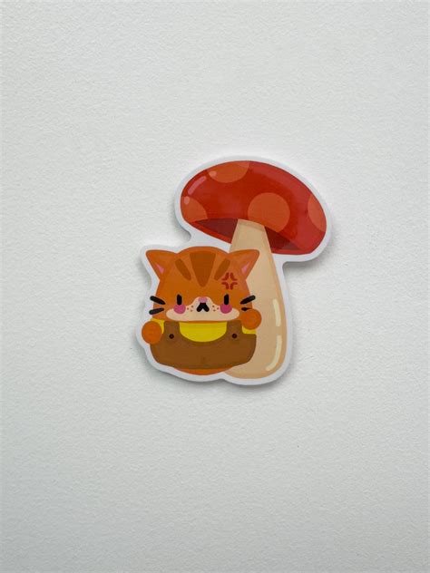 Angy Kitty Sticker Eggzworld Shop