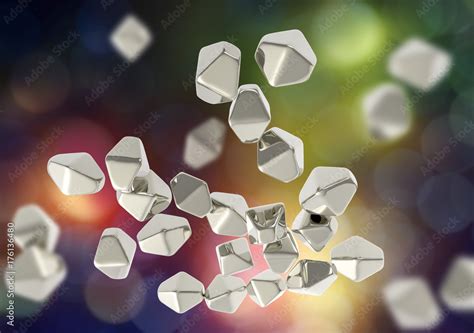 Titanium Dioxide Tio2 Nanoparticles 3d Illustration Tio2