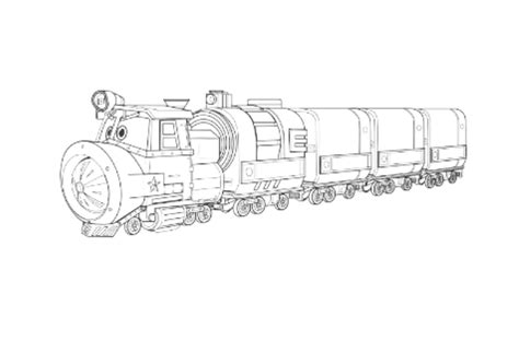 로봇트레인 색칠 공부 Kr에서 무료 색칠 공부