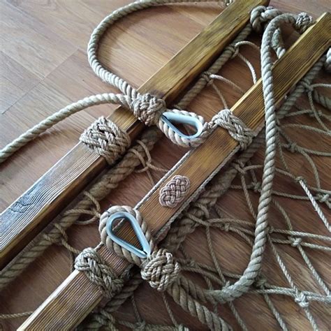 Гамак из джутового каната СЕМЬ УЗЛОВ на Ярмарке Мастеров