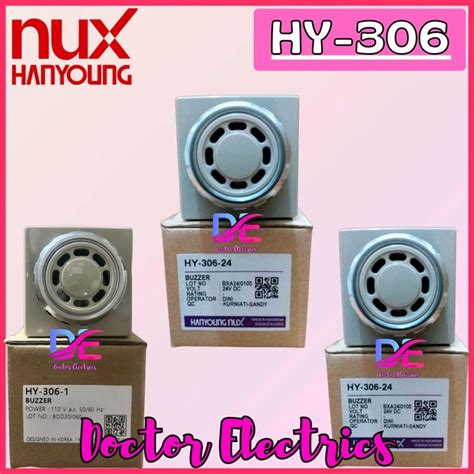 Jual Hanyoung Nux Buzzer 30mm Hy 306 Hy 306 Hy306 24vdc 110vac