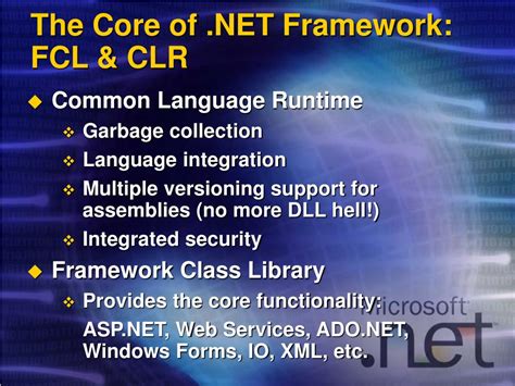 Ppt Net Framework Overview Powerpoint Presentation Free Download Id 4476020