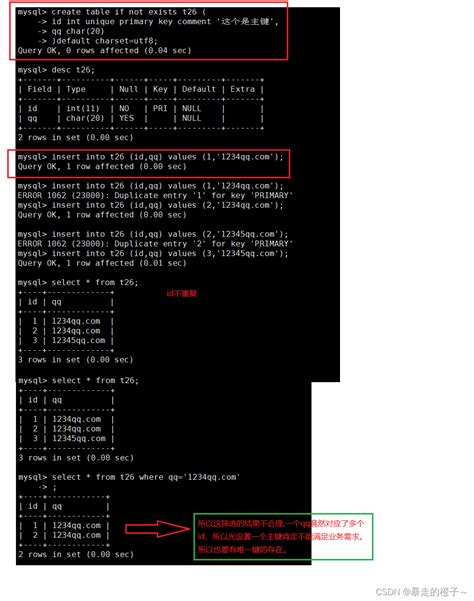 MySQL数据库 表的约束 mysql default not null CSDN博客