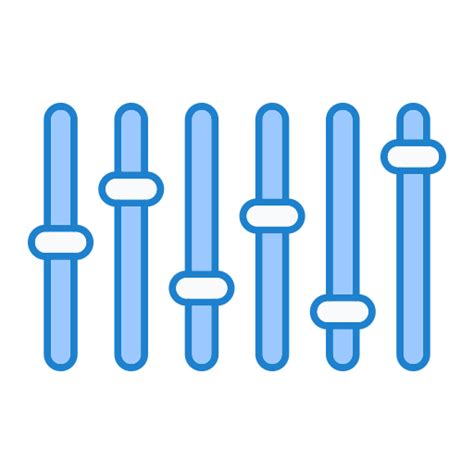 equalizer generic blue icon