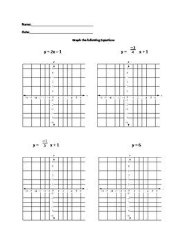 Slope Intercept Form Quiz By My Teacher Is A Hoot TPT