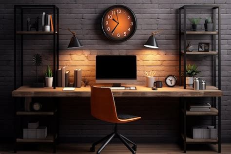Premium Photo Office Desk Working Space