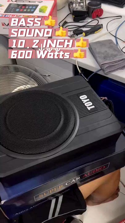 Kitoyo Underseat Subwoofer 10 2 Car Underseat Active Subwoofer Super Slim Active Subwoofer