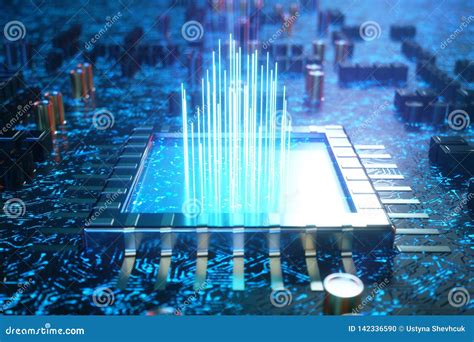AI Artificial Intelligence Concept CPU Machine Learning Stock