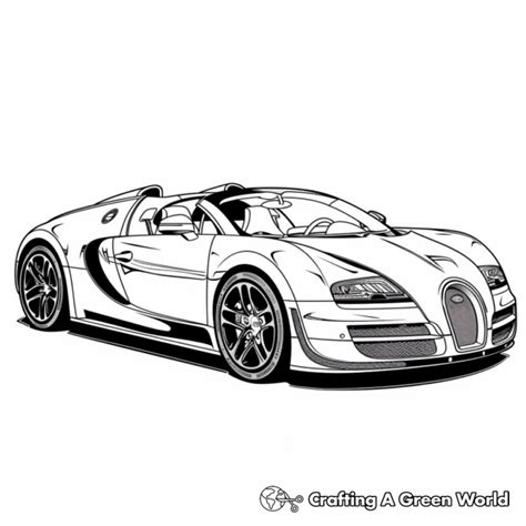 Bugatti Coloring Pages Free Printable