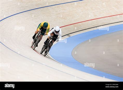 Fra Olympische Spiele Paris Radsport Bahn Damen Sprint Hinze Emma Ger Vs