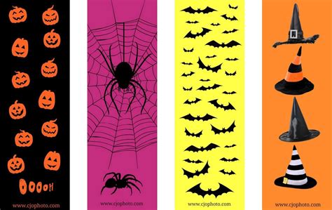 Halloween Bookmarks Free Printable Printable Calendars At A Glance