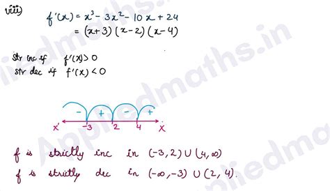 Class 12 Cbse Applied Maths Application Of Derivatives Exercise 6 4