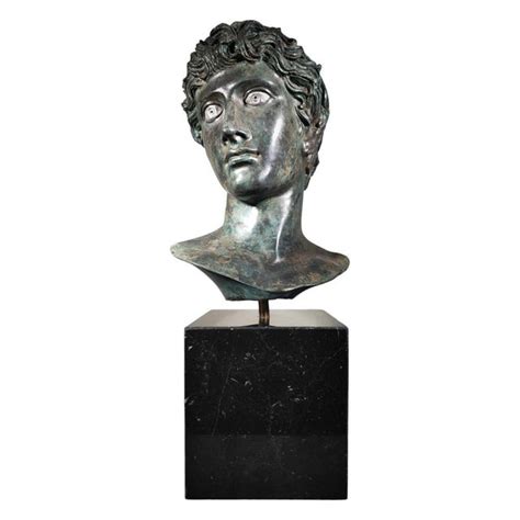 Greek Bust, 1800s, Bronze | Chairish