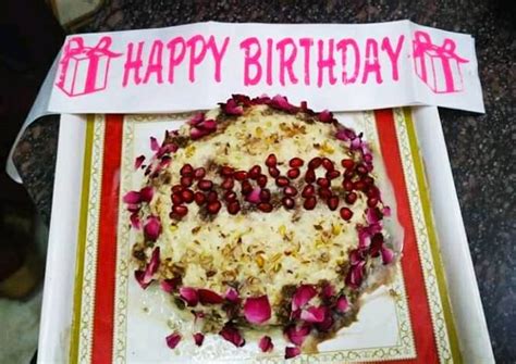Rabri Rose Flavour Cake Recipe By Shivangi Jain Cookpad