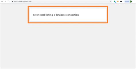 5 Tips Mengatasi Error Establishing A Database Connection