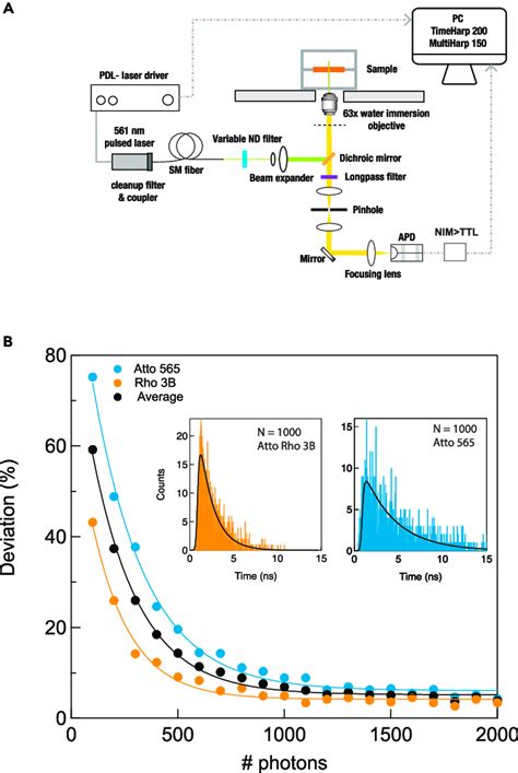 Experimental TCSPC Results Of Samples With A Single Fluorophore Species Download Scientific