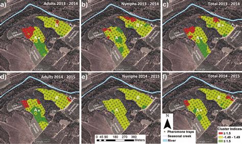 Spatial Interpolations Of Sadie Local Cluster Indices On Field A And Download Scientific