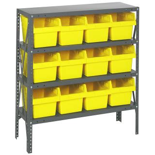 Quantum Storage Systems 1839 Series Store Max Shelf Bin Shelving Unit