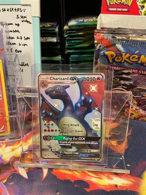 Shiny Charizard Gx Hidden Fates Hobbies And Toys Toys And Games On Carousell