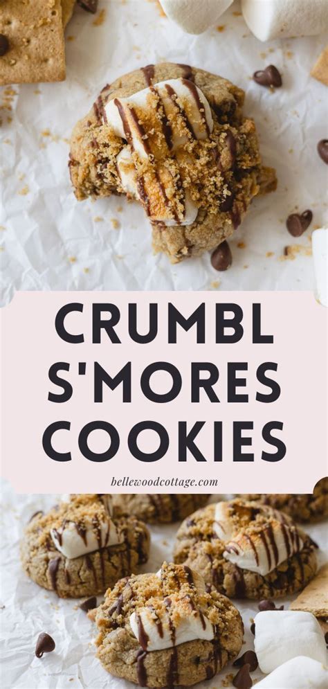Crumbl Copycat Smores Cookies Recipe Crumble Cookie Recipe Bakery