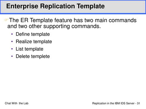 Ppt Chat With The Lab Replication In The Ibm Informix Dynamic Server Powerpoint Presentation
