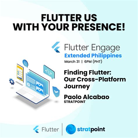 Stratpoint Technologies Its A Date In Flutter Engage Stratpoint Mobile Group Head Paolo