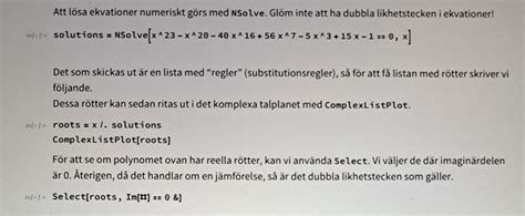 Polynomekvation Qx Och Rx ProgrammeringÖvriga Programmeringsspråk