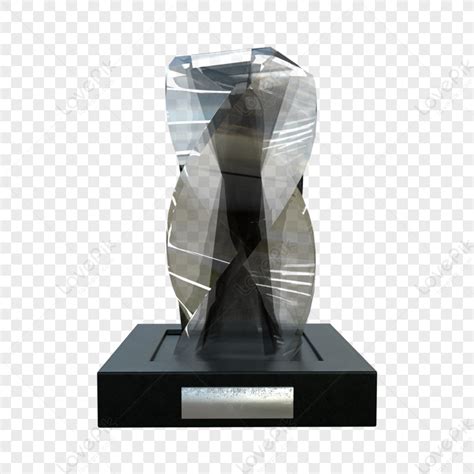 유리 3d 일러스트 트위스트 트로피베이스광택조직 Png 일러스트 무료 다운로드 Lovepik