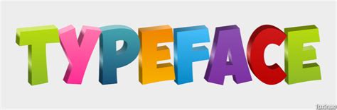 Typeface Multi Color For The New Year Text Effect Generator