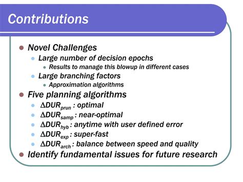 Ppt Probabilistic Temporal Planning With Uncertain Durations