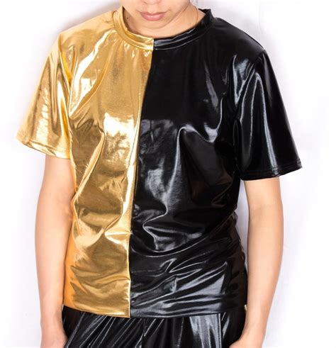 New Arrivals Women Fashion Hip Hop Dance Tops Gold Black Paillette