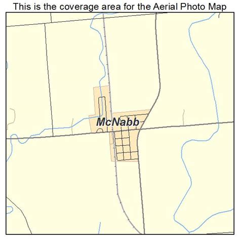 Aerial Photography Map Of Mcnabb Il Illinois