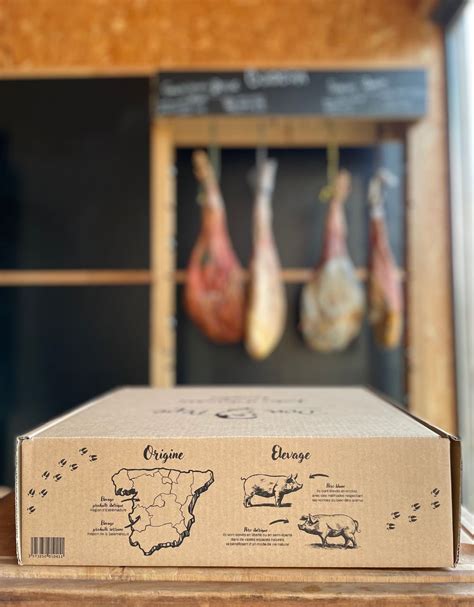 Coffret Espagnol Demi Jambon Serrano Bodega