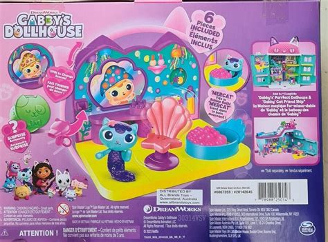 Buy Gabbys Dollhouse Mercats Seaside Spa Room Playset Gabbys